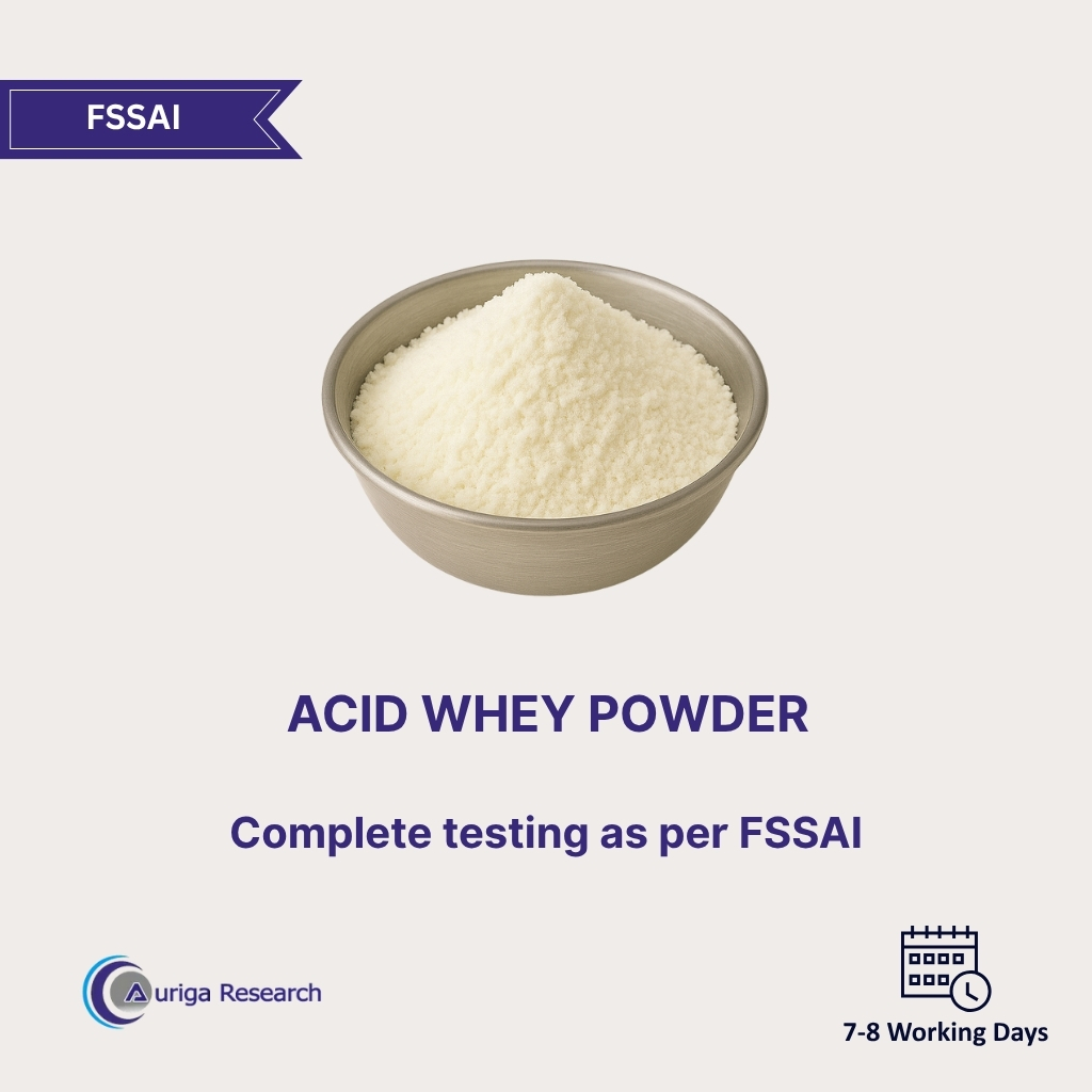 Acid Whey Powder Testing - Auriga Research Store