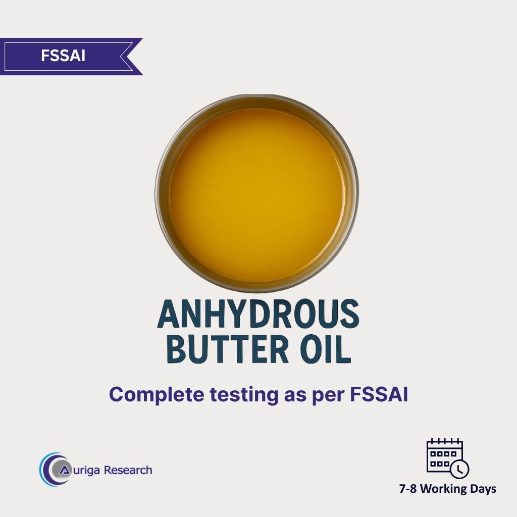 Anhydrous Milk Fat, Anhydrous Butter Oil Testing - Auriga Research Store