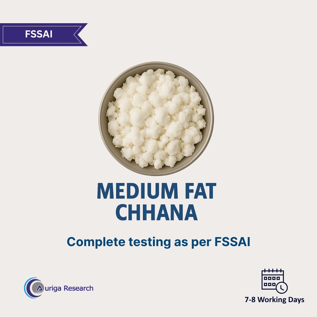 Medium Fat Chhana Testing - Auriga Research Store