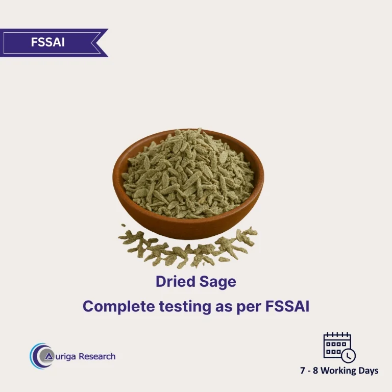 Dried Sage Testing - Auriga Research Store