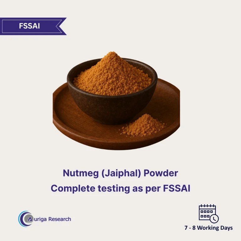 Nutmeg (Jaiphal) Powder Testing - Auriga Research Store