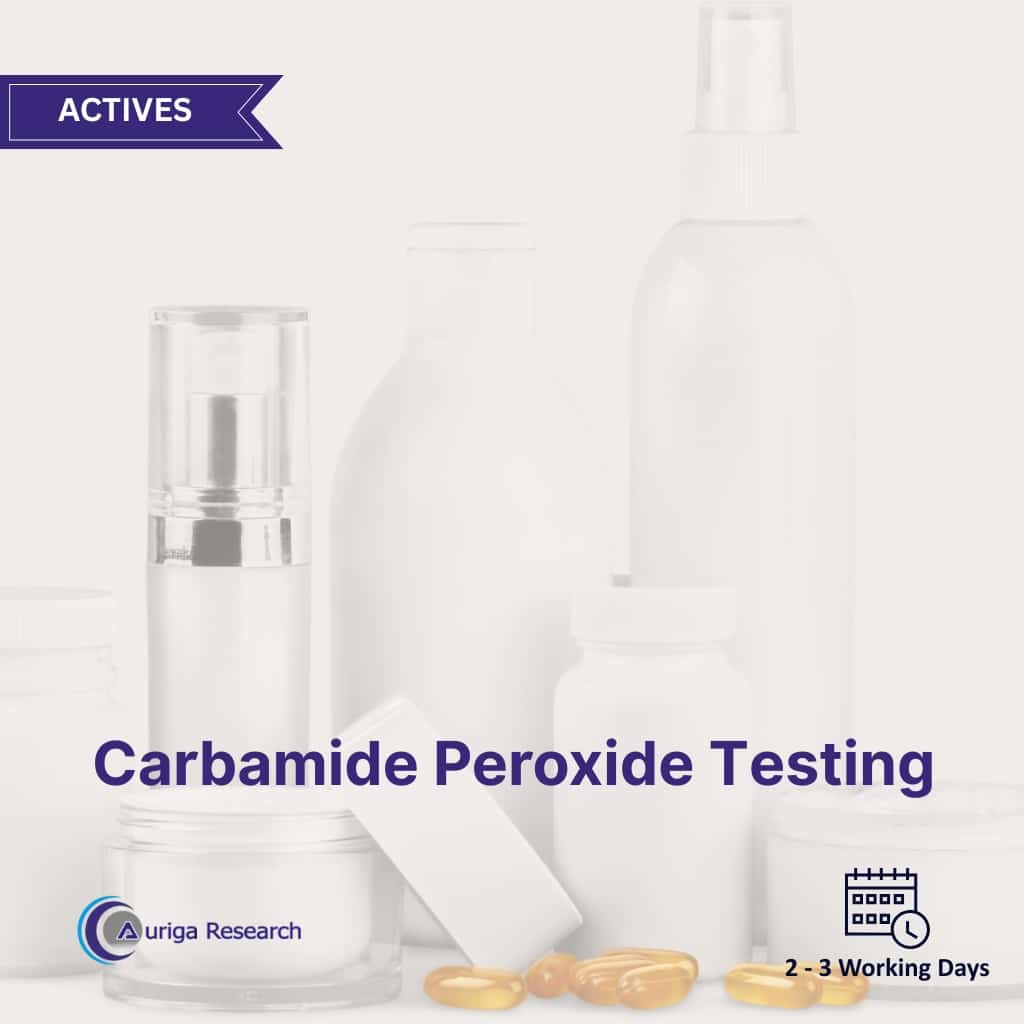 Carbamide Peroxide Testing - Auriga Research Store