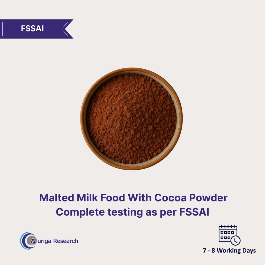 Malted Milk Food With Cocoa Powder Testing - Auriga Research Store