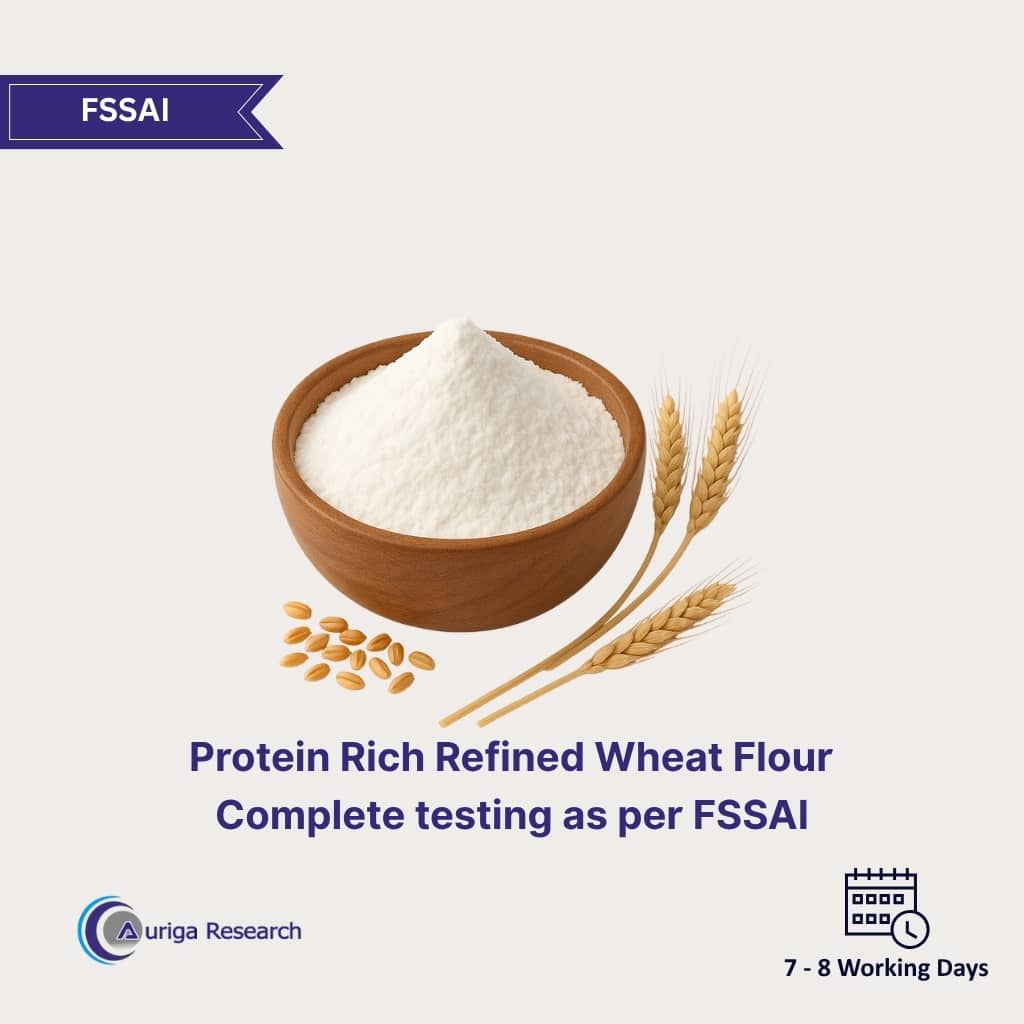 Protein rich refined wheat flour (Protein prachur maida) Testing ...
