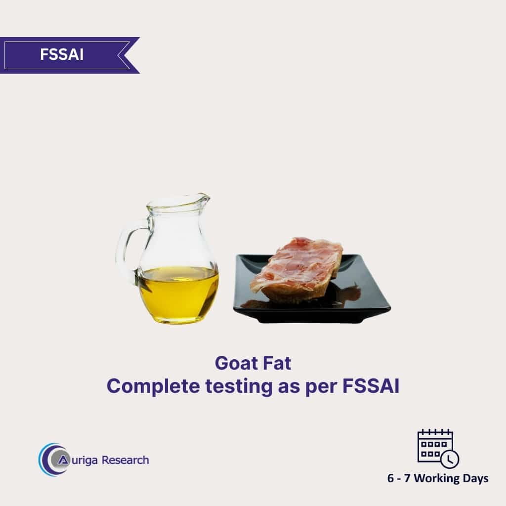 Goat Fat Testing - Auriga Research Store