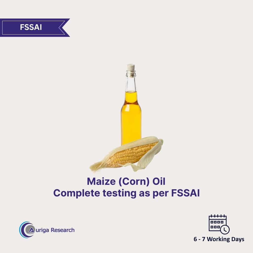 Maize (Corn) Oil Testing - Auriga Research Store
