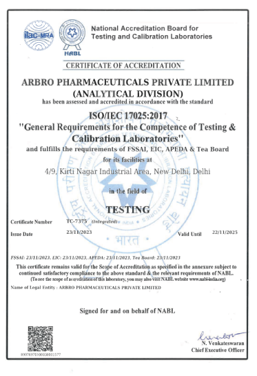 One-Stop Solution for Tea Board Accreditation Compliant Tests